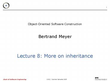 PPT – Bertrand Meyer PowerPoint presentation | free to download - id ...