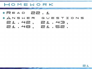 PPT – Homework PowerPoint presentation | free to view - id: 1bc03d-NDNjO