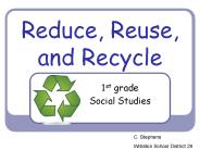 PPT – Reduce, Reuse, and Recycle PowerPoint presentation | free to view ...