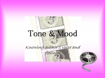 PPT – Tone PowerPoint presentation | free to view - id: 1ba635-MWVkO