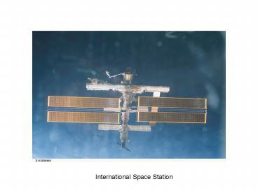 International Space Station presentation | free to view