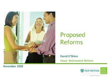 Proposed Reforms presentation | free to view