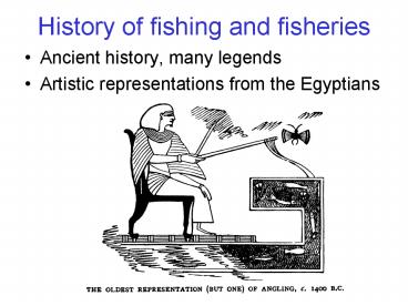 History of fishing and fisheries presentation | free to view