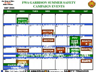 SUN MON TUES WED THU FRI SAT presentation | free to view