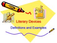 PPT – LITERARY DEVICES PowerPoint presentation | free to download - id ...