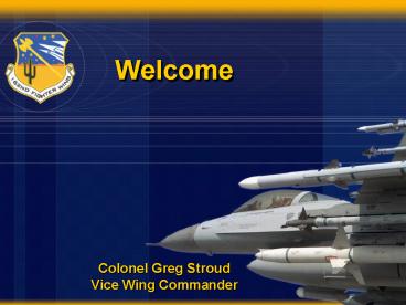 PPT – Colonel Greg Stroud PowerPoint presentation | free to view - id ...
