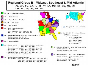 PPT – GMP Region B Map PowerPoint presentation | free to view - id ...
