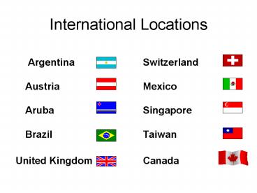 PPT – International Locations PowerPoint presentation | free to ...