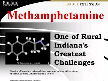 Methamphetamine presentation | free to view