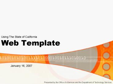 Web Template presentation | free to view