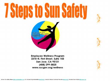 PPT – 7 Steps to Sun Safety PowerPoint presentation | free to view - id ...