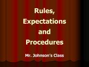 PPT – CLASS RULES AND EXPECTATIONS PowerPoint presentation | free to ...