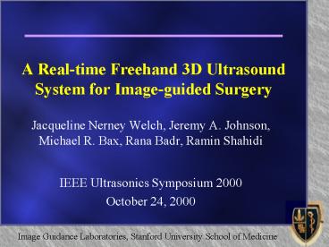 Jacqueline Nerney Welch, Jeremy A. Johnson, Michael R. Bax, Rana Badr ...