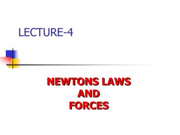 PPT – NEWTONS LAWS PowerPoint presentation | free to view - id: 238c70 ...