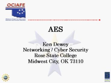 AES presentation | free to view