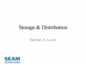 PPT – Storage PowerPoint presentation | free to view - id: 230695-MjFmZ