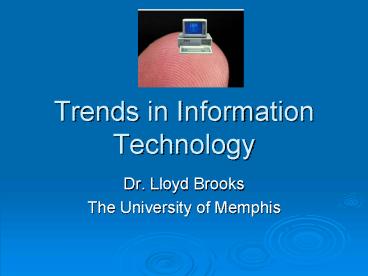 Trends in Information Technology presentation | free to view