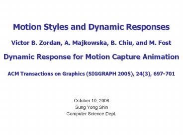 October 10, 2006 presentation | free to view