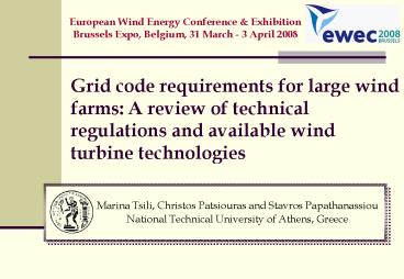 Grid code requirements for large wind farms: A review of technical ...