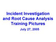 Incident Investigation and Root Cause Analysis Training presentation ...