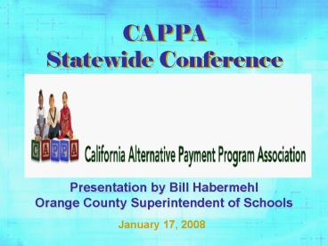 CAPPA presentation | free to view