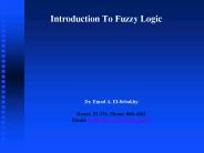 PPT – Fuzzy Logic and its Applications PowerPoint presentation | free ...