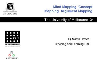 Mind Mapping, Concept Mapping, Argument Mapping presentation | free to view