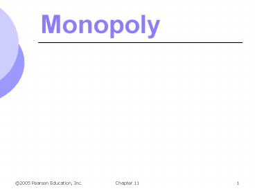 Monopoly presentation | free to view