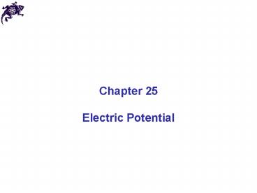 PPT – Electric Potential PowerPoint presentation | free to view - id ...