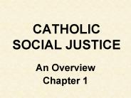 PPT – Principles of Catholic Social Teaching PowerPoint presentation ...