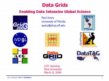 Data Grids presentation | free to view