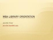 PPT – Library Orientation PowerPoint presentation | free to view - id ...