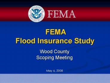 FEMA Flood Insurance Study presentation | free to view