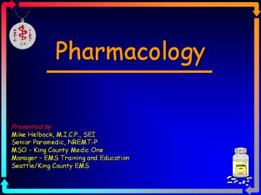 Pharmacology presentation | free to view