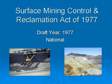 Surface Mining Control presentation | free to view