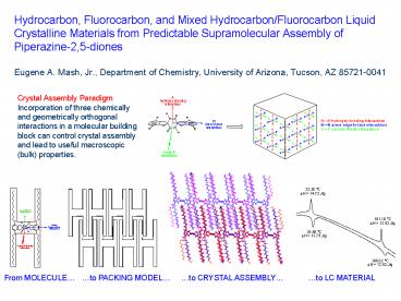 Hydrocarbon, Fluorocarbon, and Mixed HydrocarbonFluorocarbon Liquid ...