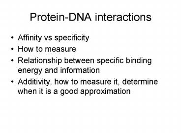 PPT DNA/Protein Structure-function Analysis And Prediction PowerPoint ...