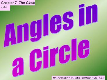 Angles in presentation | free to view