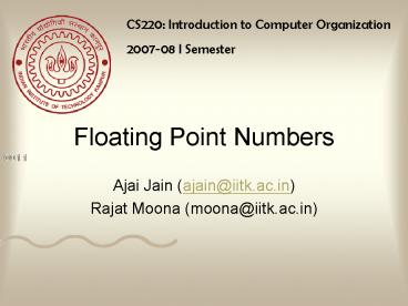 PPT – Floating Point Numbers PowerPoint presentation | free to view ...
