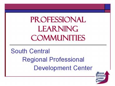 Professional Learning Communities presentation | free to view