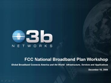 O3b Networks Overview presentation | free to view