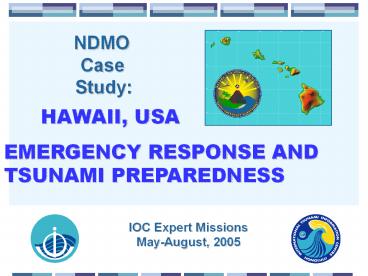 TSUNAMI PREPAREDNESS presentation | free to view
