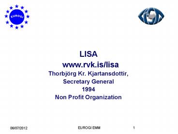 LISA presentation | free to view