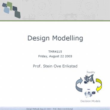 PPT – Design Modelling PowerPoint presentation | free to view - id ...