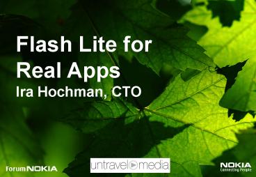 Nokia PowerPoint template 2005 presentation | free to view