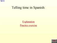 PPT – Telling time in Spanish: PowerPoint presentation | free to view ...