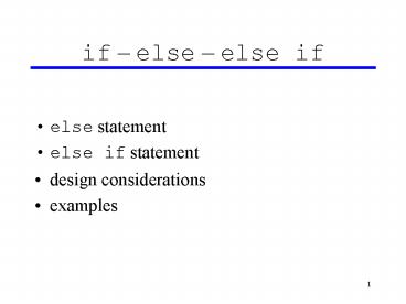 PPT – if PowerPoint presentation | free to view - id: 26c827-ZDc1Z