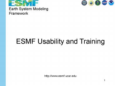 PPT – Earth System Modeling Framework PowerPoint presentation | free to ...
