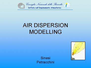 AIR DISPERSION MODELLING presentation | free to view