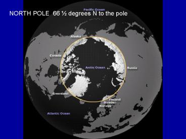 NORTH POLE 66 degrees N to the pole presentation | free to view